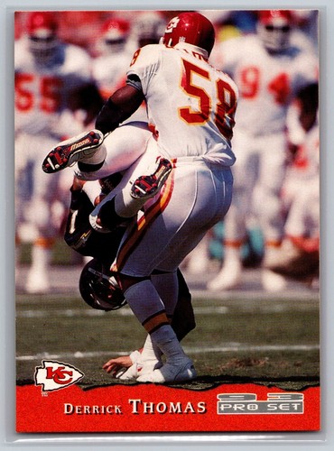 1993 Pro Set Football #201 Derrick Thomas HOF Kansas City Chiefs | eBay