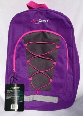 Prosport Purple School Backpack Padded Straps | eBay