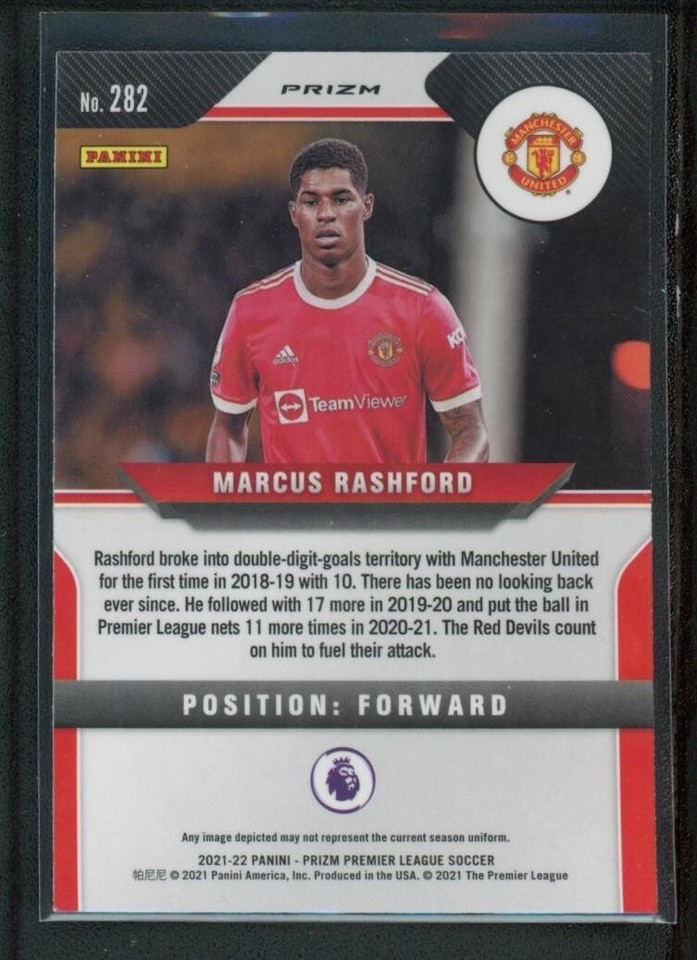 2021-22 MARCUS RASHFORD PANINI PRIZM PREMIER LEAGUE WAVE MULTI COLOR | eBay