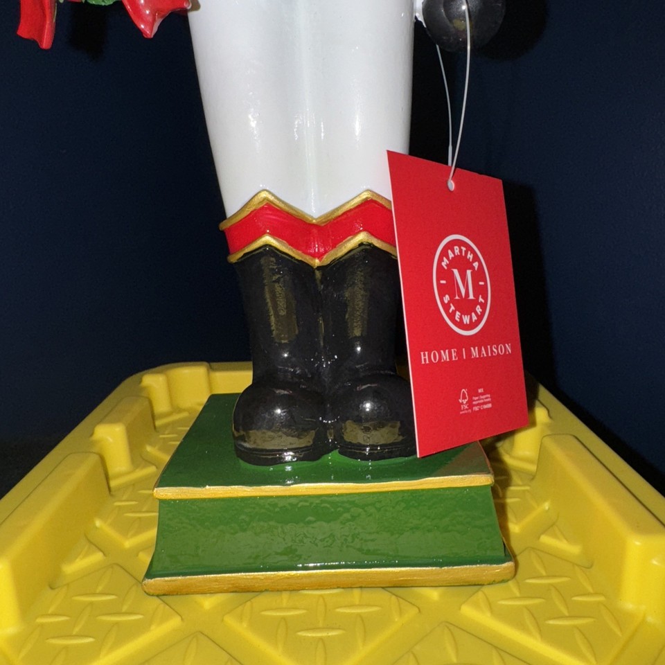 Martha Stewart Brown Teddy Bear Nutcracker Toy Soldier Brown Bear w ...