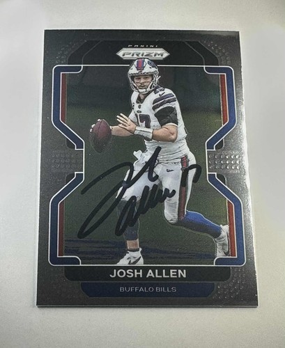 JOSH ALLEN 2021 Panini Prizm Autographed NFL card TTM/IP signature | eBay