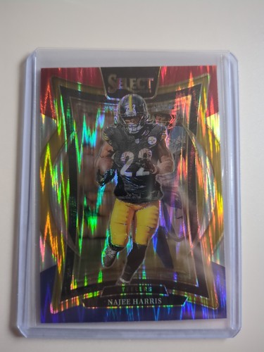 Najee Harris 2024 Panini Select Red And Blue Shock Pittsburgh Steelers ...
