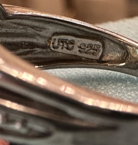 Estate Jewelry - Vintage UTC 6g Heavy 925 Sterling Silver Peridot ...