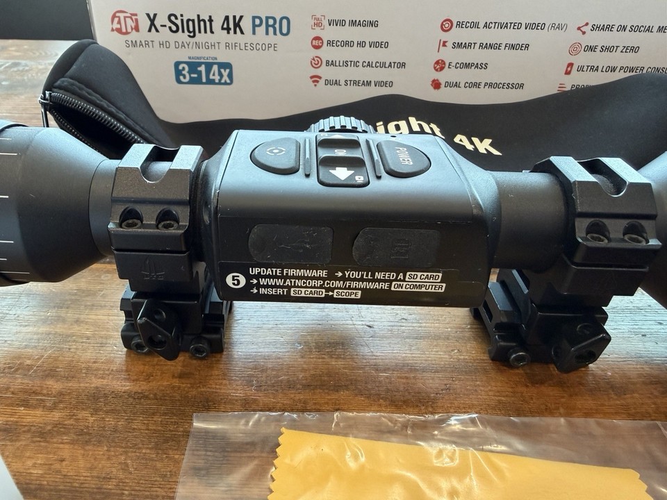Night Vision IR ATN X Sight 4k Pro 3-14 W ABL Laser Range finder | eBay
