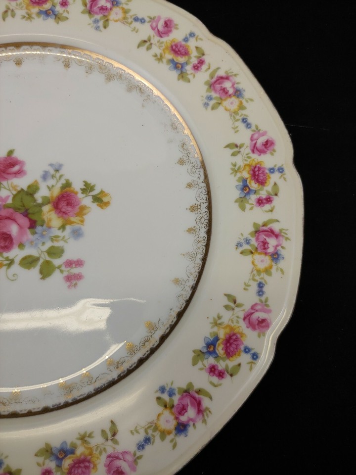 (Set of 5) Gold Castle Hostess China, Dinner Plates | eBay UK