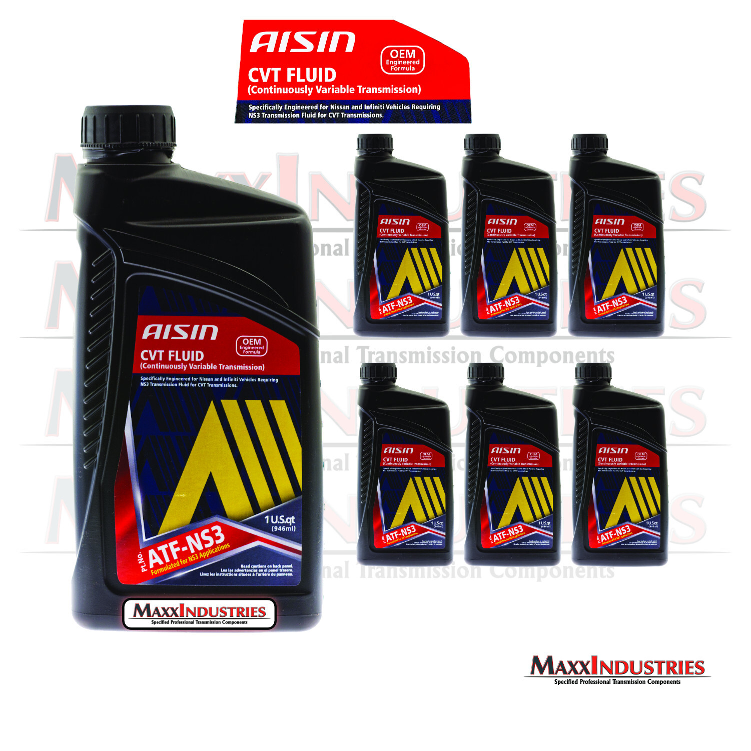 AISIN OEM Engineer Fluid fits Nissan NS-3 CVT 7 Quarts (999MP-CV0NS3 ...