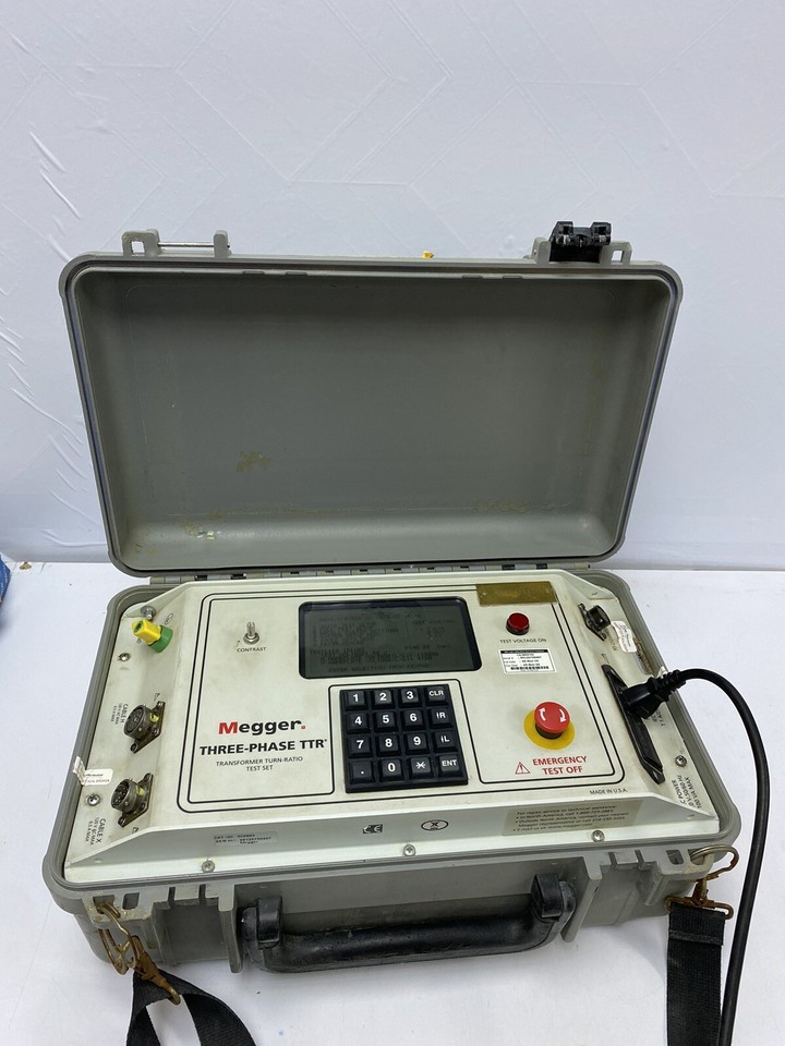 Megger Three Phase Transformer Turns Ratio TTR Tester Catolog 550503 ...
