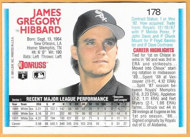 1992 Donruss - #178 Greg Hibbard for sale online | eBay