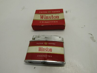 OLD WINSTON LIGHTER ORIGINAL BOX LIGHTER COLLECTIBLE CIGARETTE LIGHTER ...