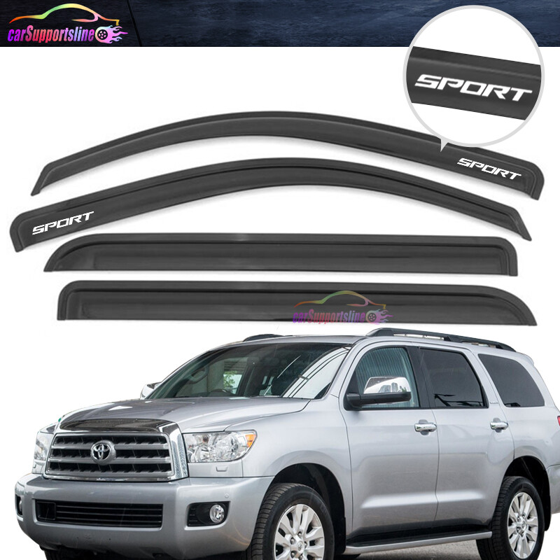 Fit for 08-22 Toyota Sequoia Window Visor Side Guard Shade Vent ...