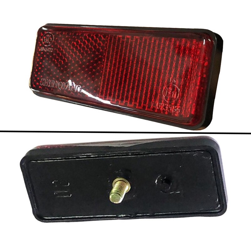 Red Light Rear Motorbike Scooter Bike Reflector Number Plate ReN2 ...