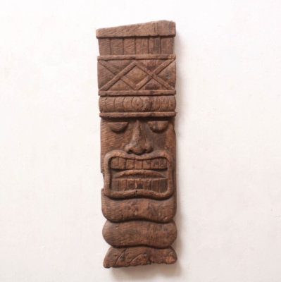 Wood Carved Tiki Panels