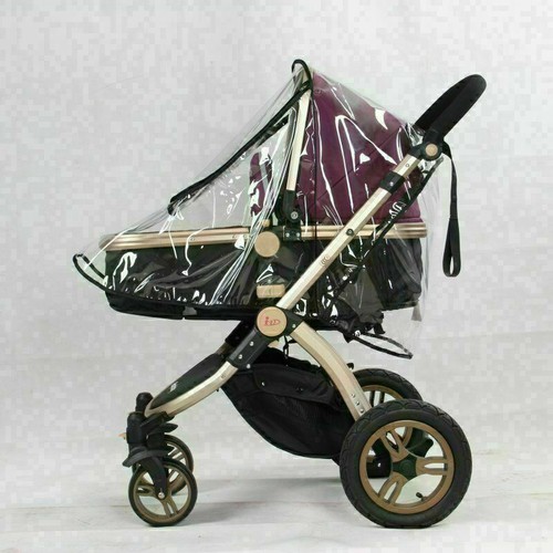 Universal Pushchair Buggy Rain Cover Baby Transparent Stroller Pram ...