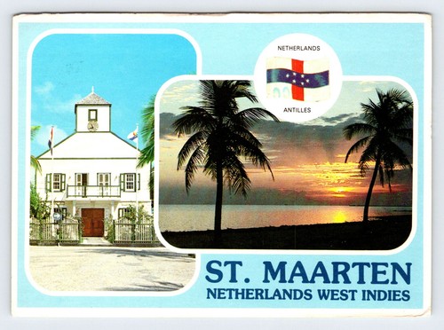 St. Maarten Netherlands West Indies Vintage 4x6 Postcard BRY70 | eBay