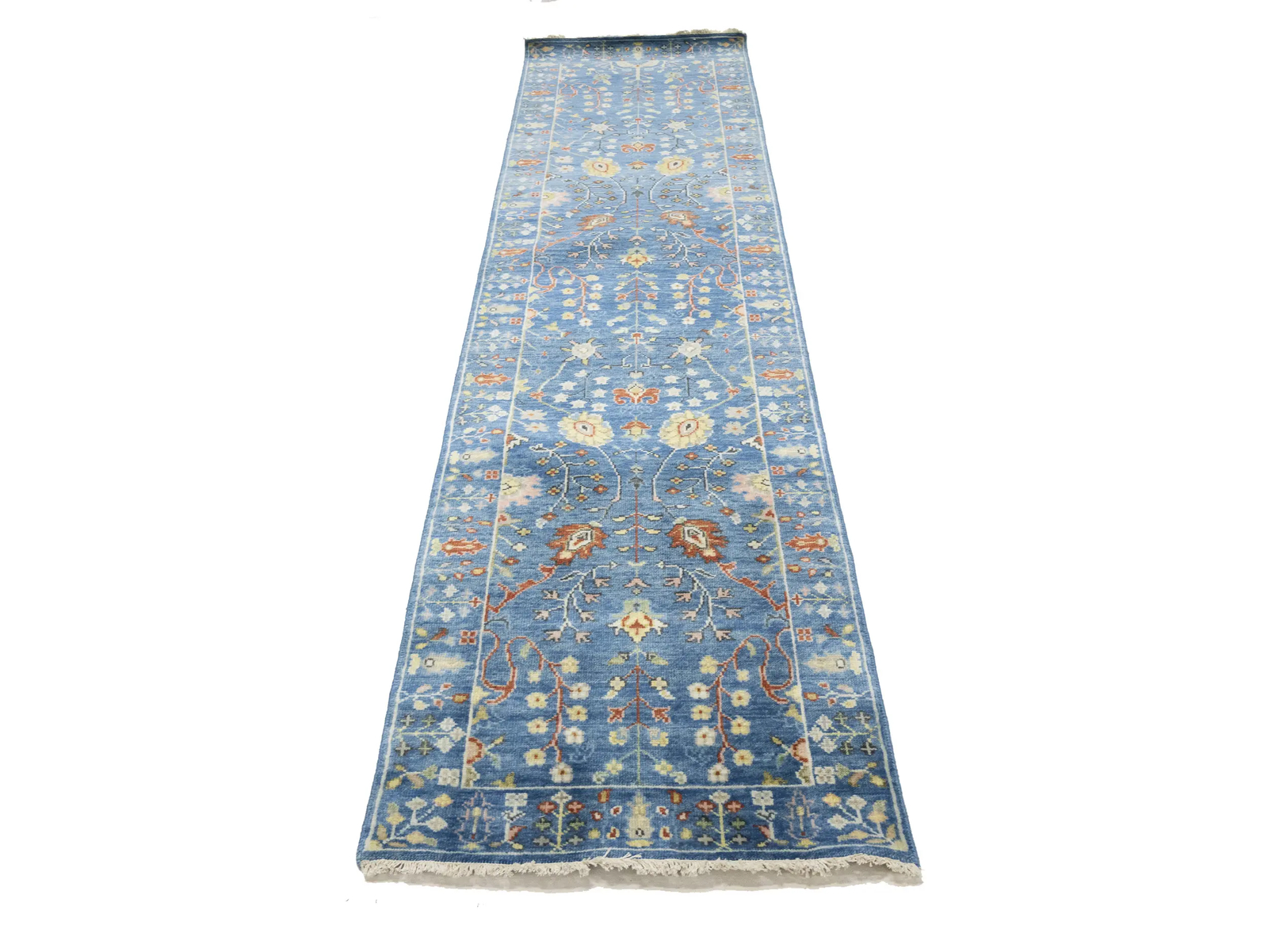 Tree of Life Oushak Chobi Runner Rug Floral Oriental Hallway Carpet 2 ...