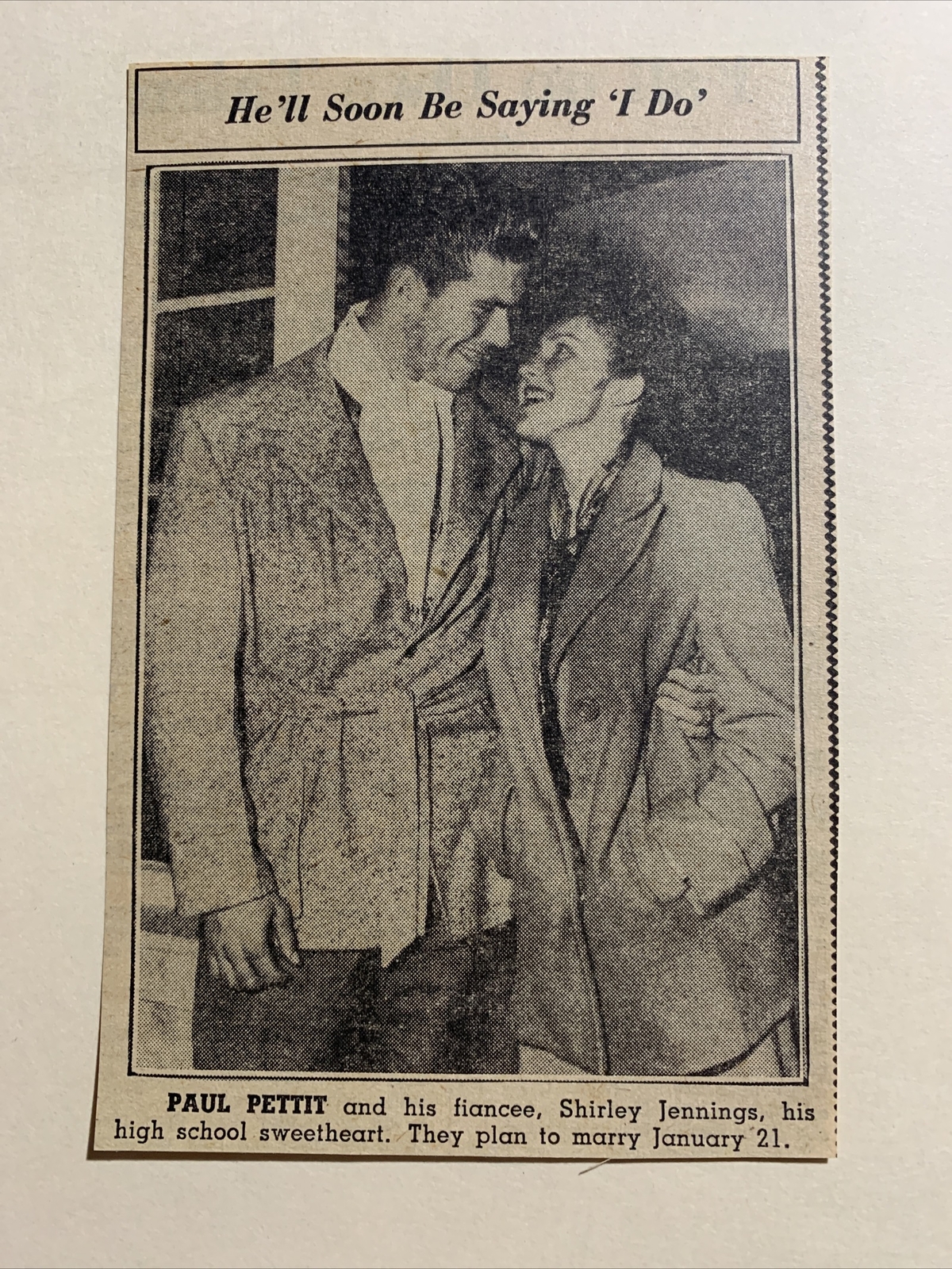 Paul Pettit Indianapolis Indians To Marry 1951 Sporting News Baseball ...