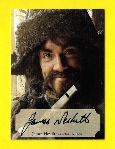 2015 The Hobbit Desolation of Smaug Poster Autograph James Nesbitt as ...