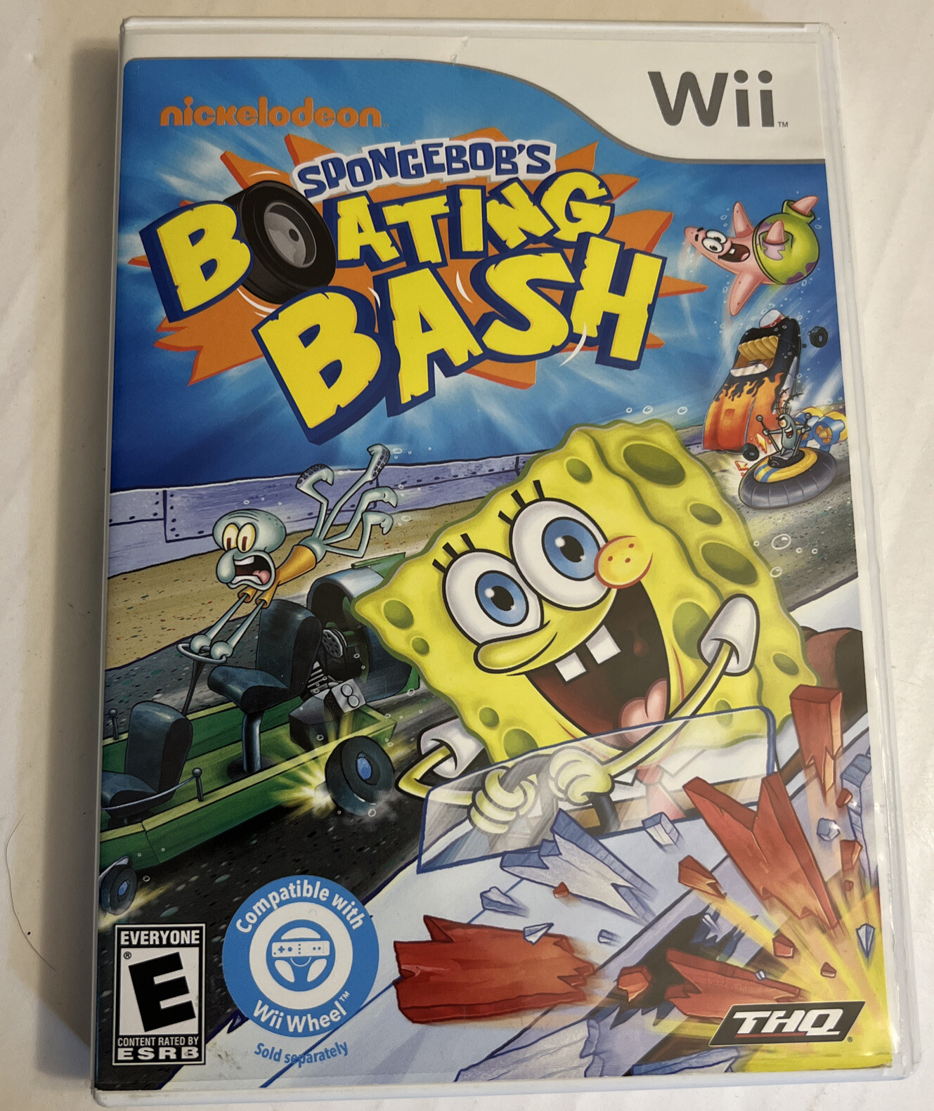 Pre Owned SpongeBob's Boating Bash complete with manual (Nintendo Wii ...