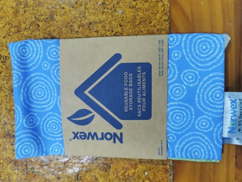 Norwex Reusable Food Storage Bags - Set of 2, 1 large 1 small | eBay