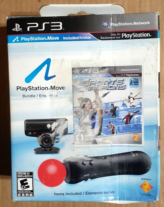 PlayStation 3 Move Motion Controller/Demo/Camera/Sports Champions Game ...