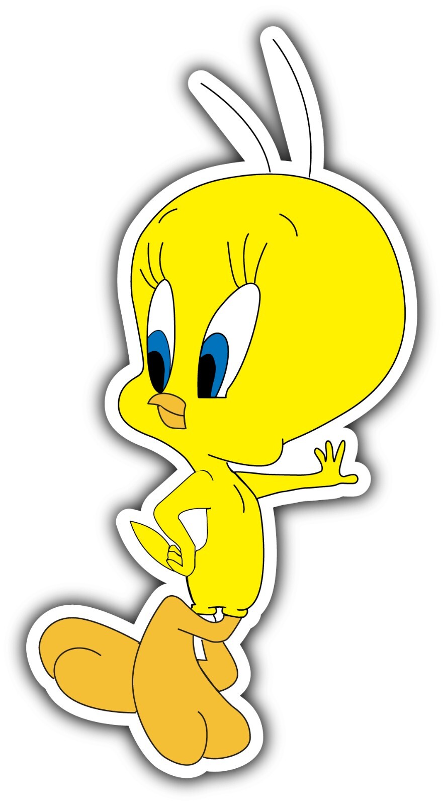 TWEETY BIRD KIDS CARTOON DECAL STICKER 3M US TRUCK LOONEY VEHICLE ...