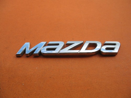 14 15 16 17 18 MAZDA 3 MAZDA3 REAR LID CHROME EMBLEM LOGO BADGE SIGN ...