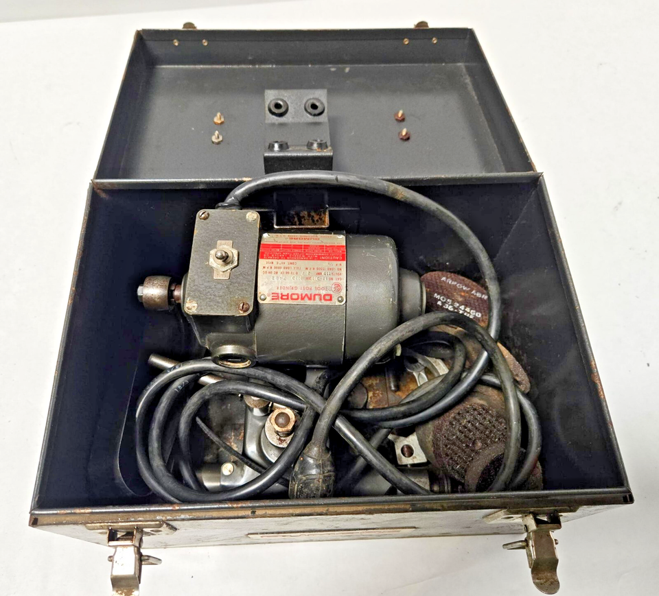 Precision Dumore 11-011 Tool Post Grinder Case Motor Lathe 1/5 HP ...