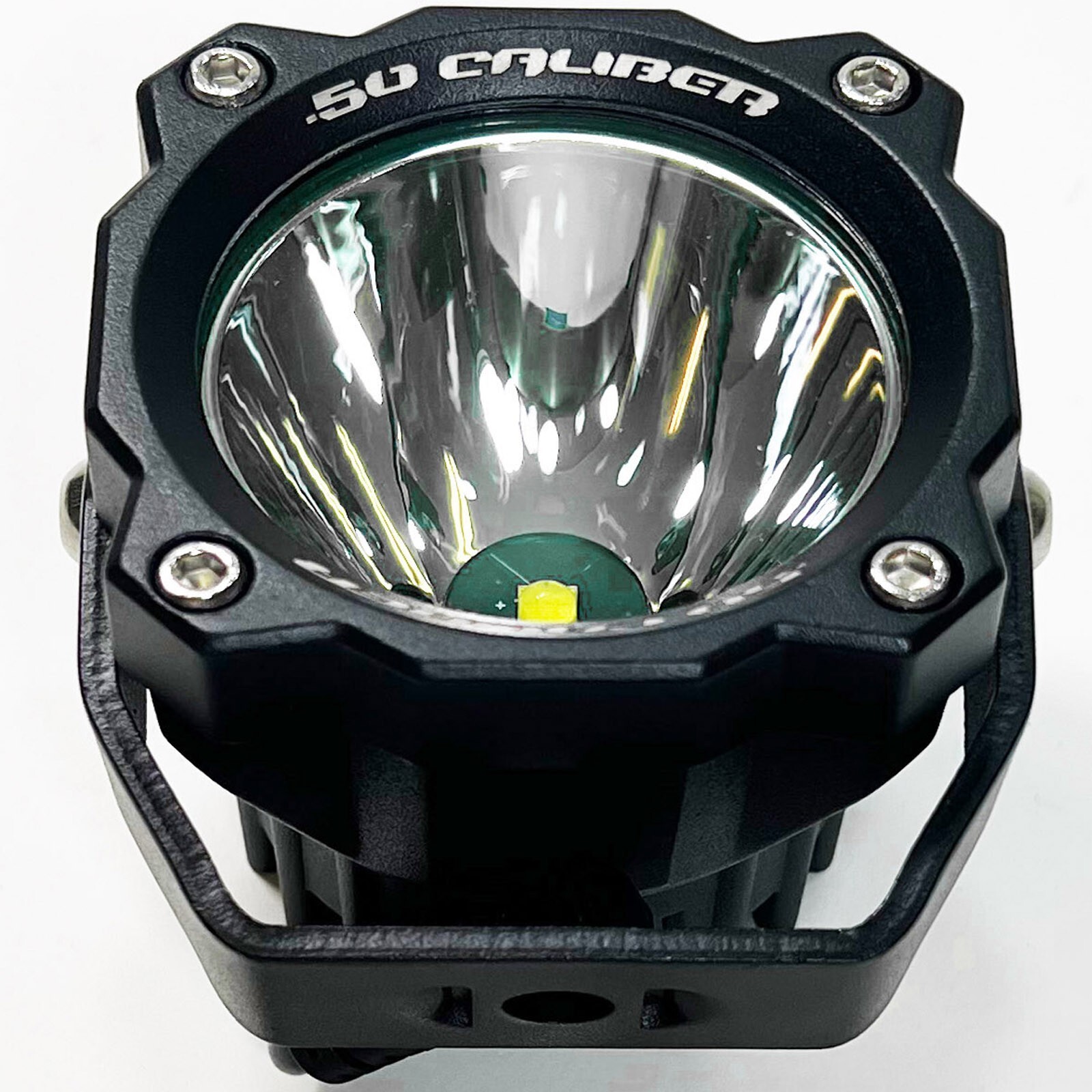 Pair of 2" LED Pod Lights 50W High Output 7500 Lumen Spot Beam Off Road ...