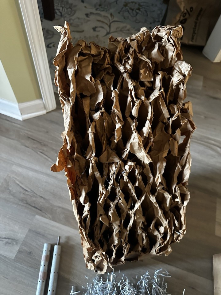 6ft Vintage Aluminum Taper Christmas Tree Carey-McFall 118 Branches ...