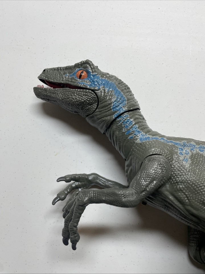 Jurassic World Alpha Training Blue Dinosaur FOR PARTS Missing Tail, No ...