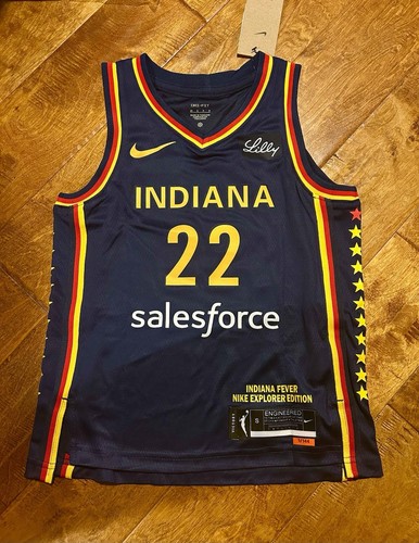 Caitlin Clark Indiana Fever Jersey Blue Youth Small | eBay