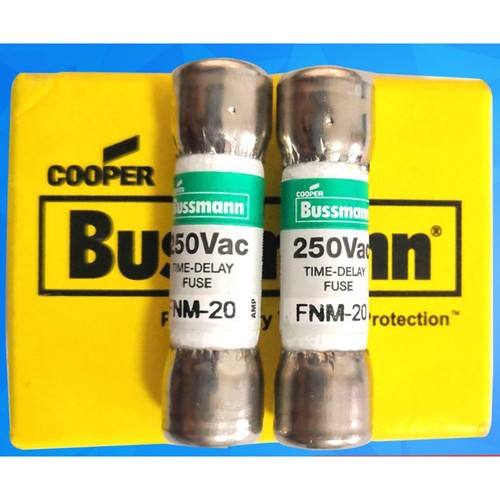 10pc new Bussmann FNM-20 FNM 20A 250Vac Fuses TIME-DELAY Fuse Free ship ...