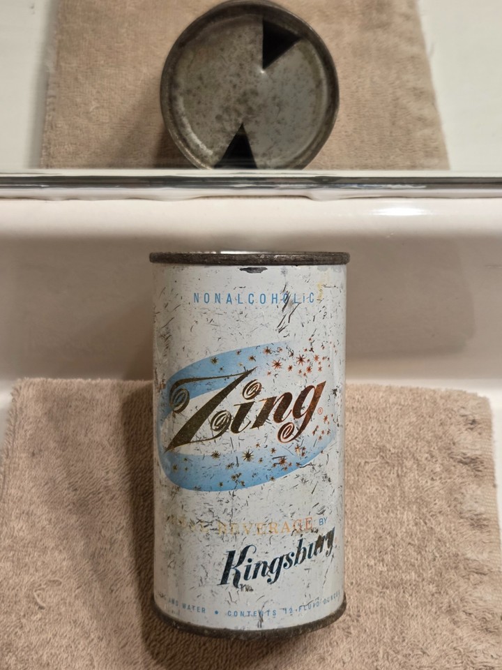 ZING Near Beer/Cereal Beverage flat top beer can Heileman, Sheboygan ...