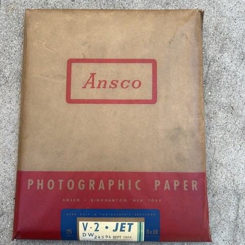 Vintage Ansco Photographic Paper - Sealed | eBay
