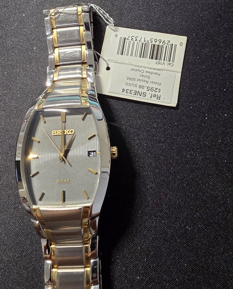 Seiko Men's Solar V157-0AT0 Rare (Needs Battery) | eBay