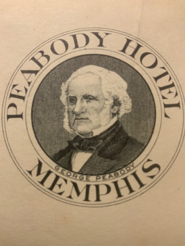 1917 Hotel Peabody Memphis Tennessee Letterhead George Peabody Graphics ...