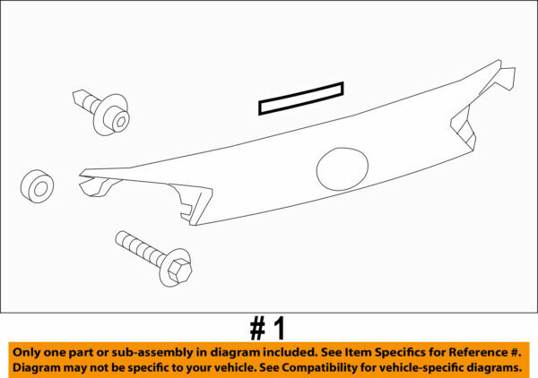 76801-42903 Toyota Garnish sub-assy, back door, outside 7680142903, New ...
