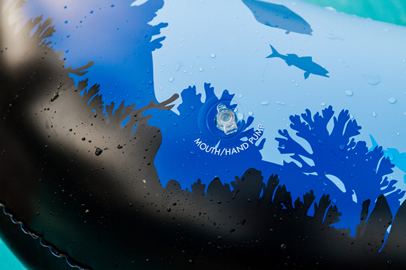 AQUAVUE Voyager - Clear Bottom Inflatable Snorkeling Raft | eBay