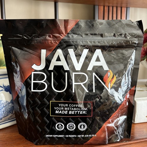 Java Burn Dietary Supplement Exp 2026 Weight Loss 30 Packet Coffee ...