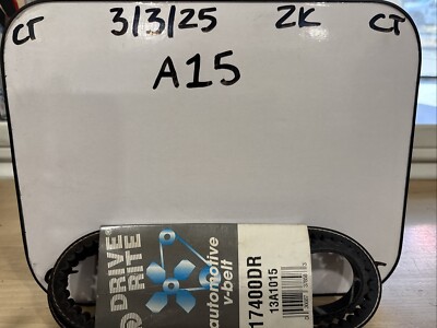 Drive-Rite By Dayco 17400DR Accessory Drive Belt V-Belt Spun Cog | eBay