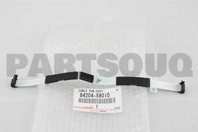 8420458010 Genuine Toyota CABLE SUB-ASSY, STEERING PAD SWITCH 84204 ...