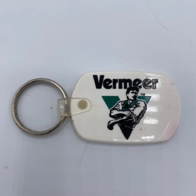 Vintage Pella Iowa Vermeer Manufacturing Farm Ag Equipment IA Keychain ...