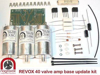 Revox model 40 valve amplifier capacitor & rectifier overhaul kit. | eBay