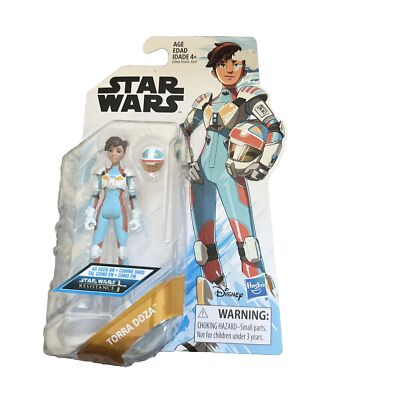 Star Wars 3.75” Hasbro Torra Doza Action Figure, Resistance Animated ...