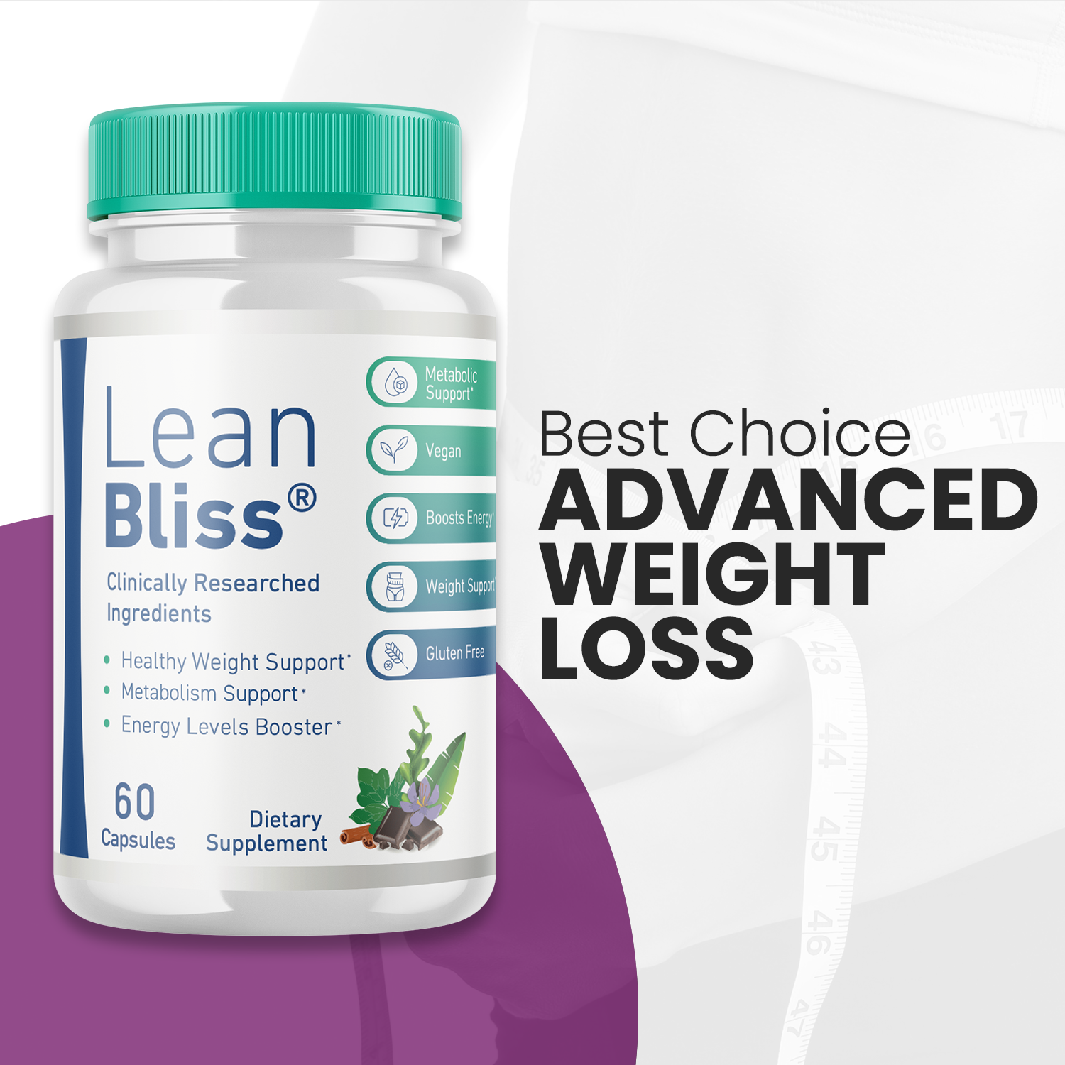 Lean Bliss, LeanBliss Supplement for Weight Loss & Fat Burning (60 ...