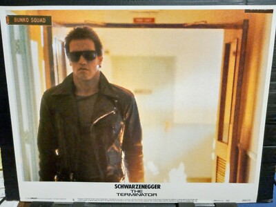 Lobby Card 1984 TERMINATOR Arnold Schwarzenegger shades came back ...
