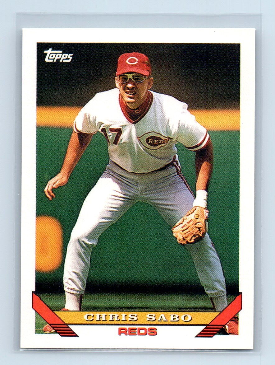 1993 Topps Straight from the pack!!! Chris Sabo Cincinnati Reds #245 | eBay