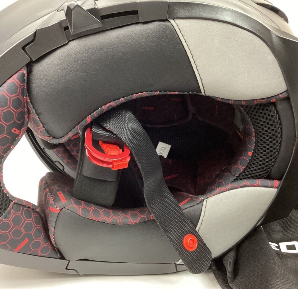 Sedici Sistema II Parlare Helmet-Black-XXL+DustBag+Extra MicrophoneFoam ...