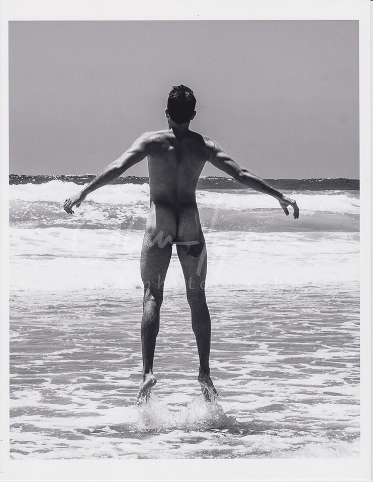 Alan Lyon Original Male Photo gay interest (18) Alex the ocean jump | eBay