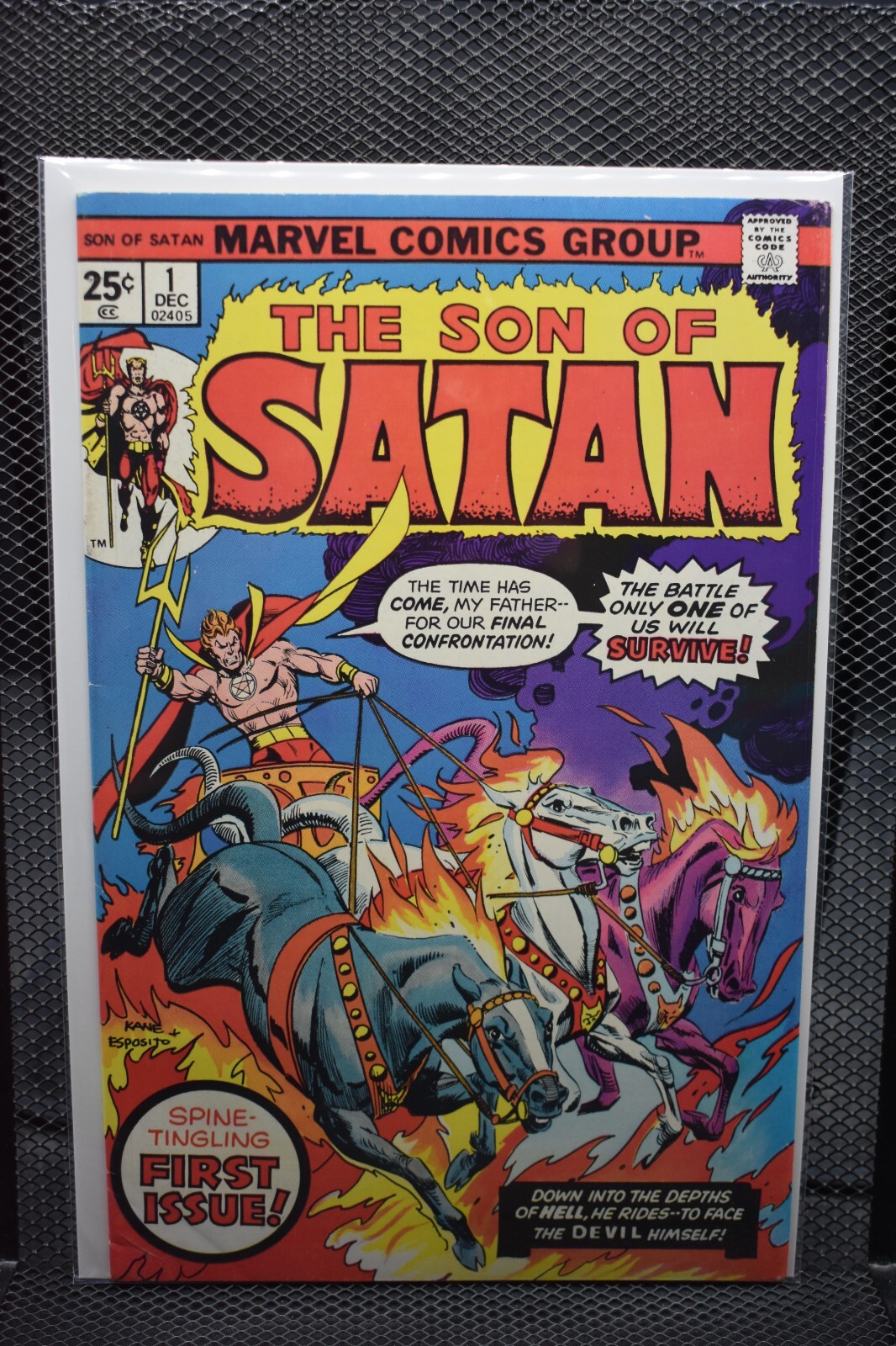 The Son of Satan #1 Marvel Comics 1975 Daimon Hellstrom Marv Wolfman 7. ...